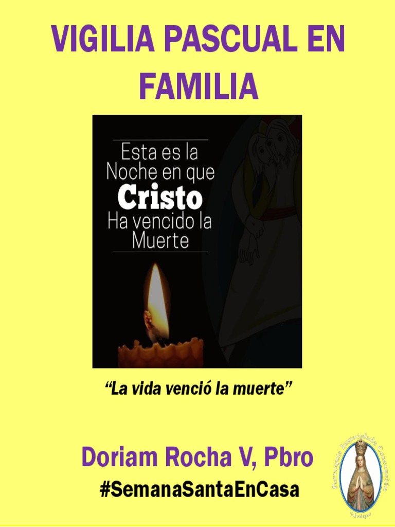 Vigilia Pascual en Familia: Luz de Cristo | PDF | eucaristía | Pascua ...