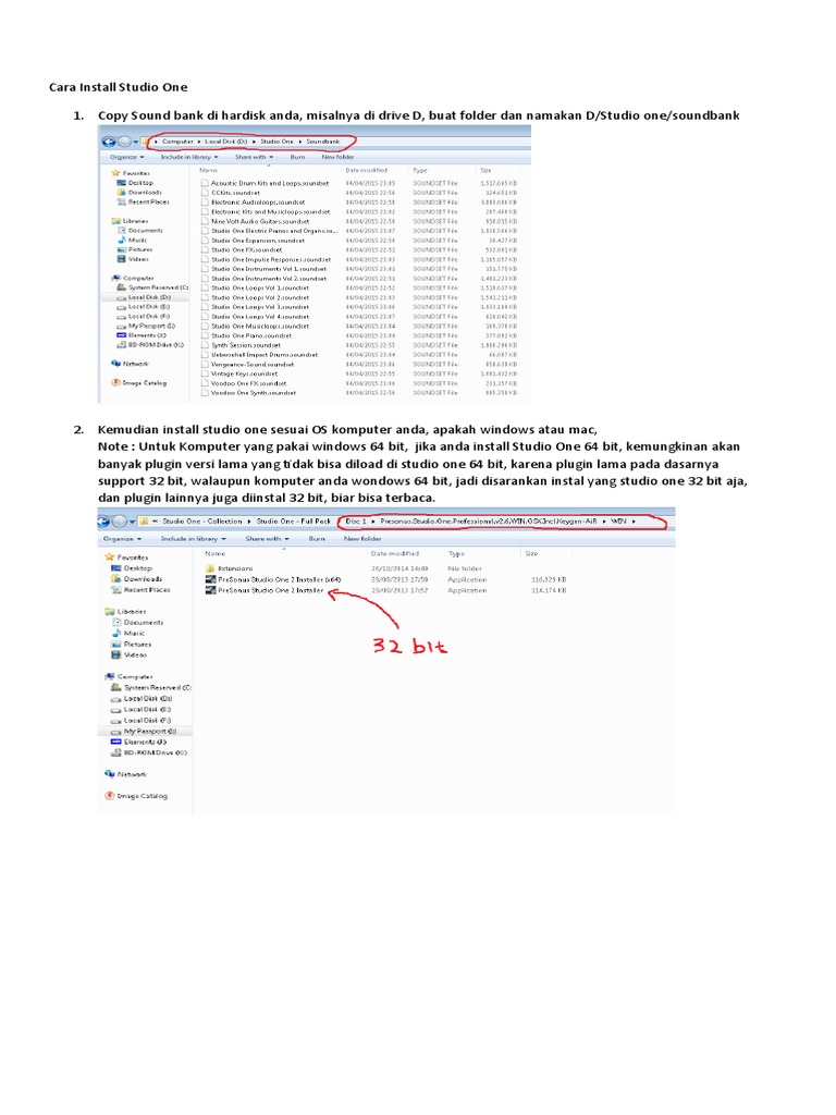 Cara Install Studio One | PDF | Komputer