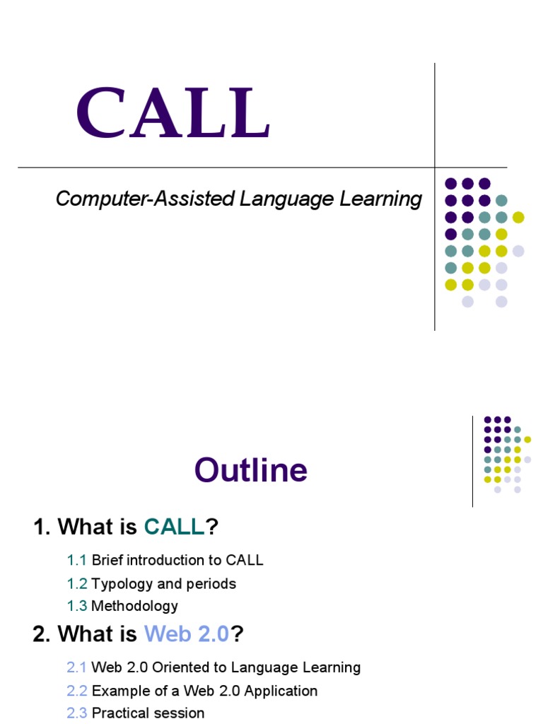Computer-Assisted Language Learning | PDF | Web 2.0 | Learning