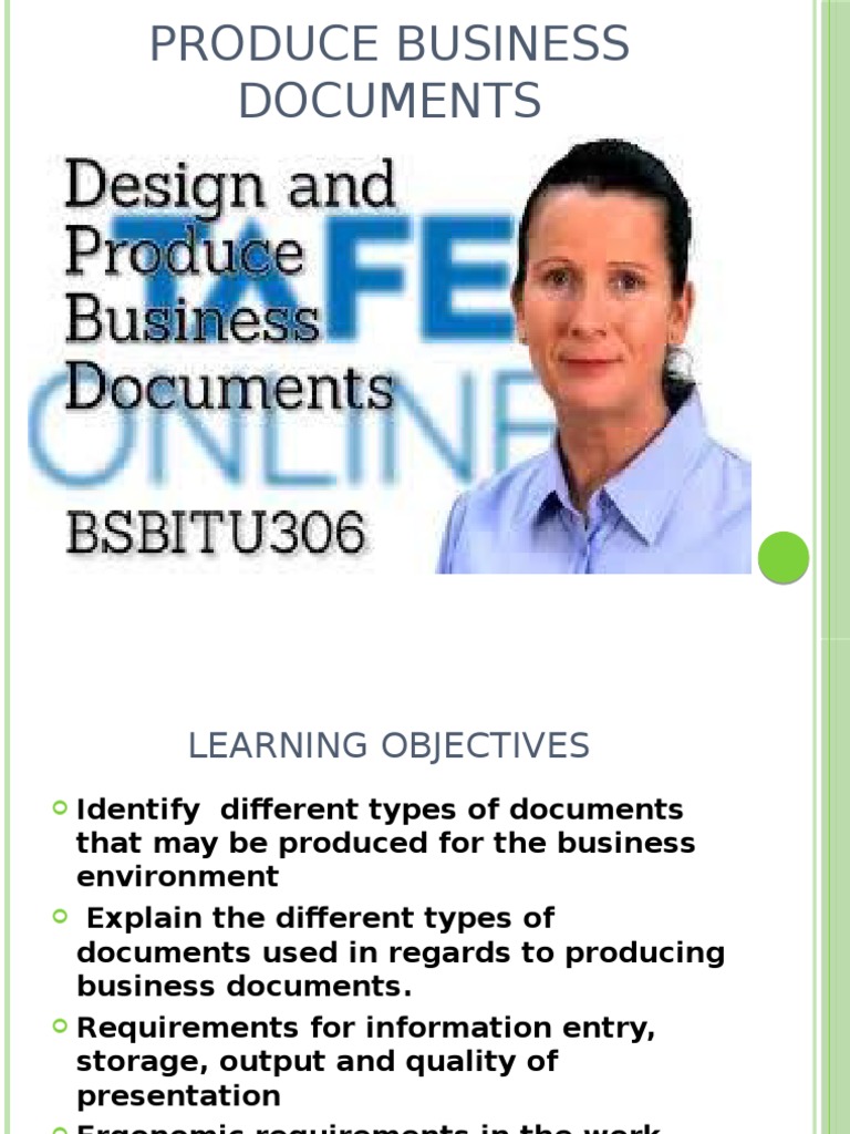 Produce Business Documents 3 | PDF | Memorandum | Web Page