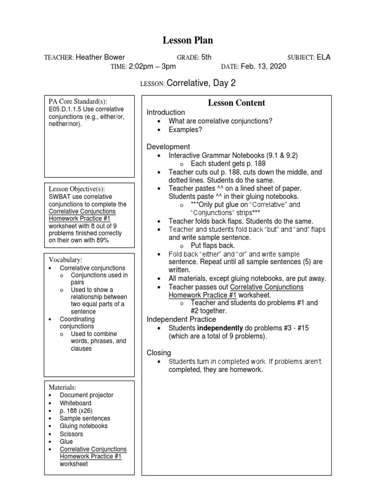 Correlative Day 2 | Download Free PDF | Sentence (Linguistics) | Semiotics