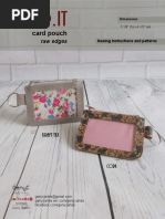 Post-It Purse Template by Stamp Cat Creations | PDF