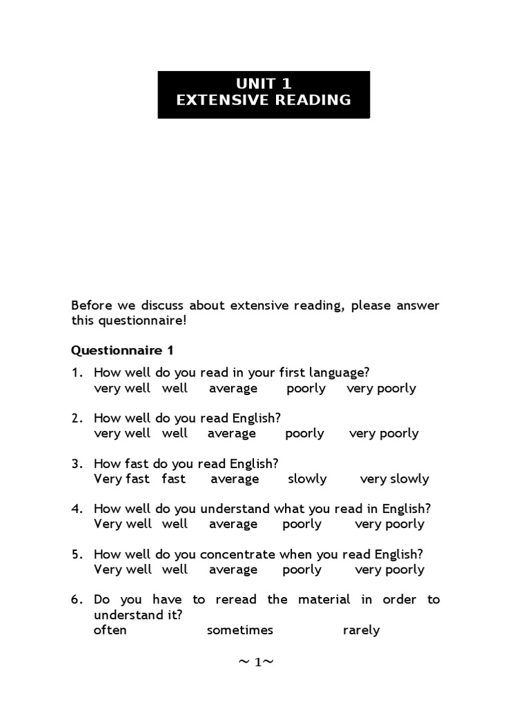 Extensive Reading Material 2020 | PDF | Wright Brothers | Question