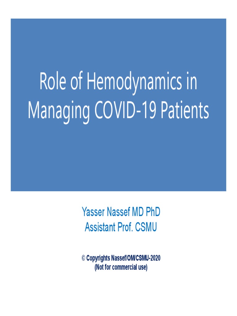 Value of ICON in CoVid-19 Patients-2 | PDF | Hemodynamics | Pneumonia