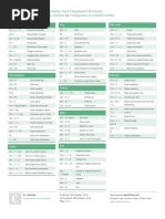Aseprite Quick Reference - Cheat Sheet | PDF | Computing
