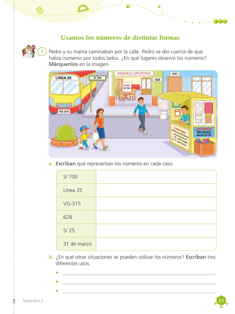 Números en la vida cotidiana | PDF