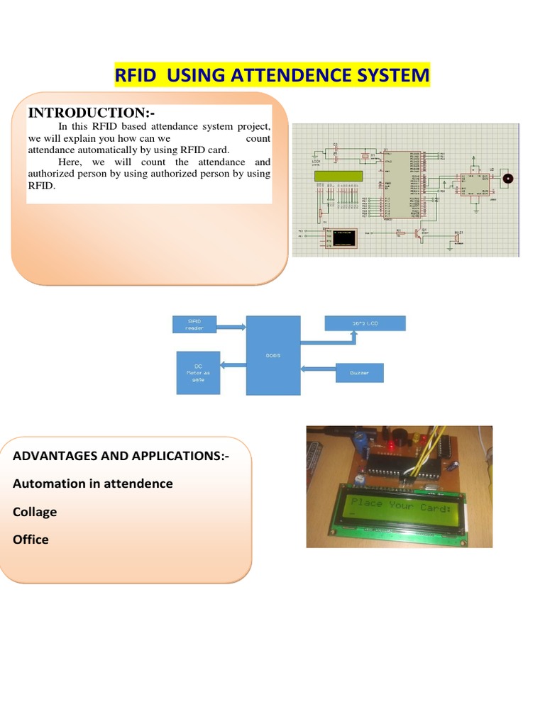 Rfid Using Attendence System | PDF