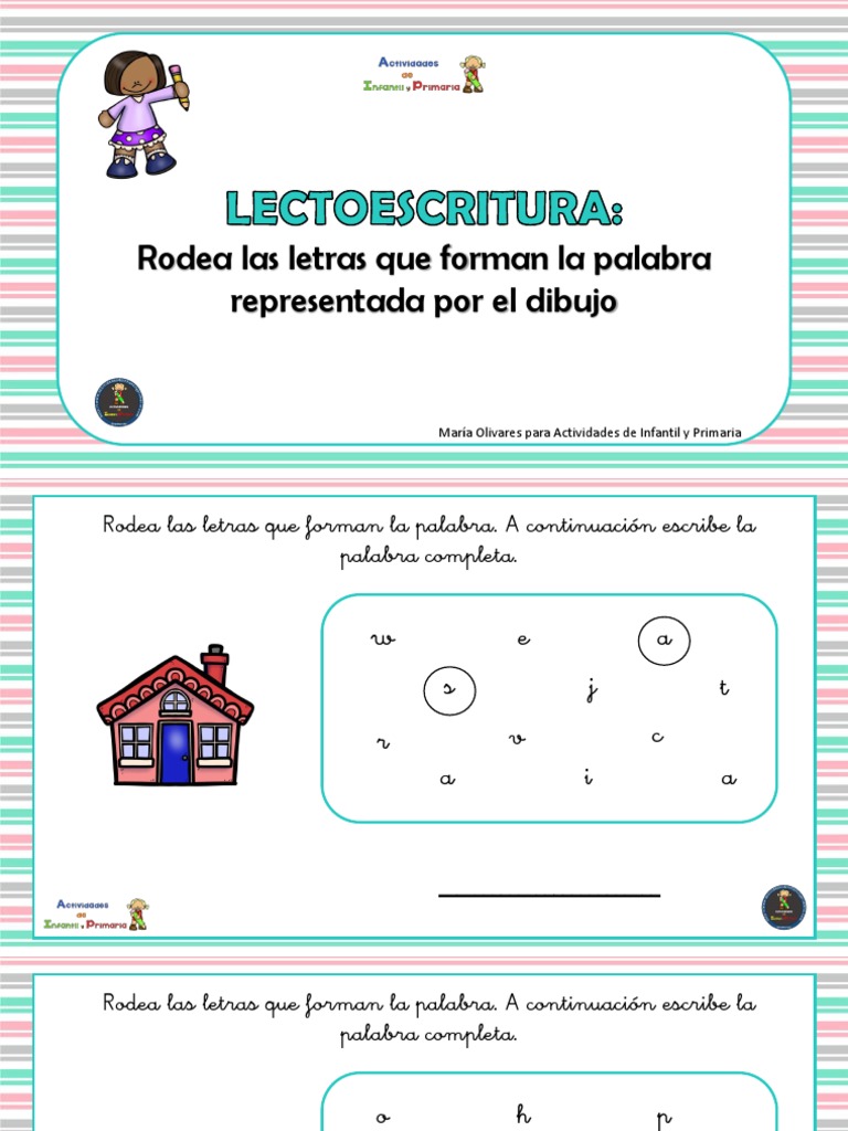 Rodear Las Letras y Las Palabras | PDF