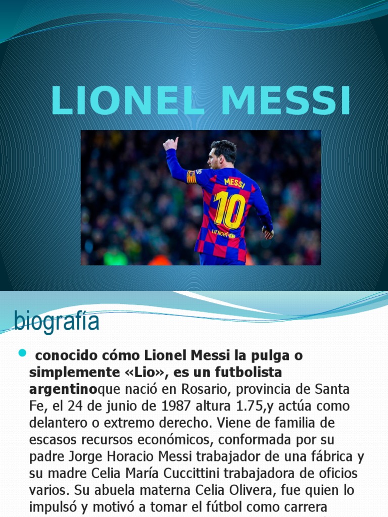 Lionel Messi | PDF | Deportes y actividades al aire libre