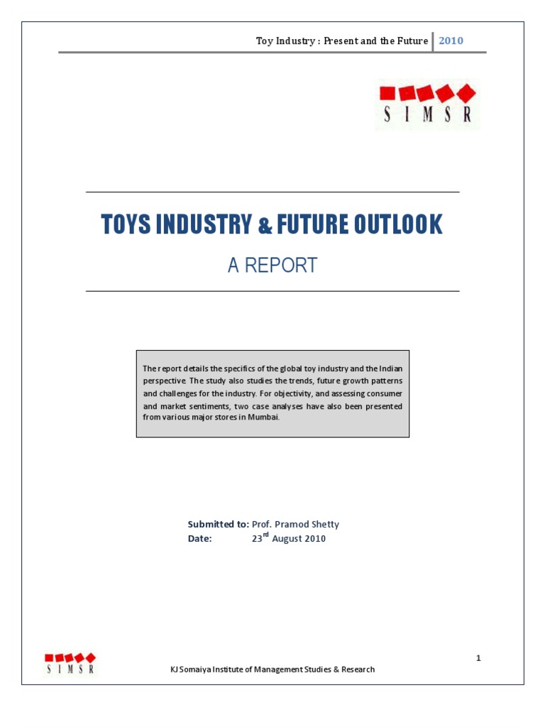 Toy Industry Present and Future | PDF | Toys | Augmented Reality