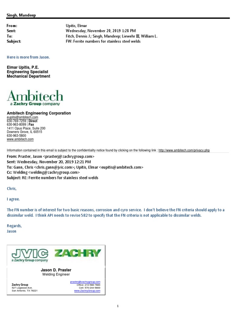Ferrite Number Check For Dissimilar Welds PDF | PDF | Stainless Steel ...