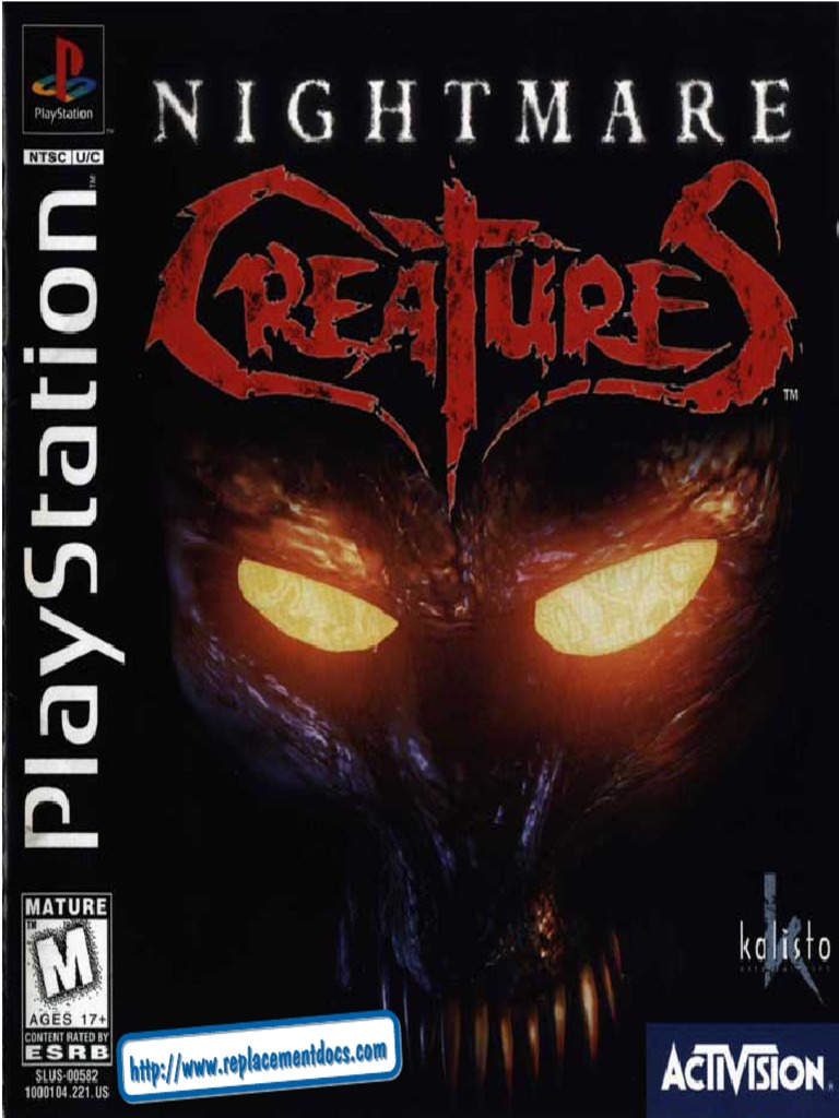 Nightmare Creatures - Manual - PSX | PDF | Computers