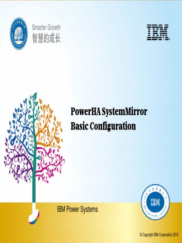 PowerHA - 3 Basic Configuration | Download Free PDF | Computer Cluster ...