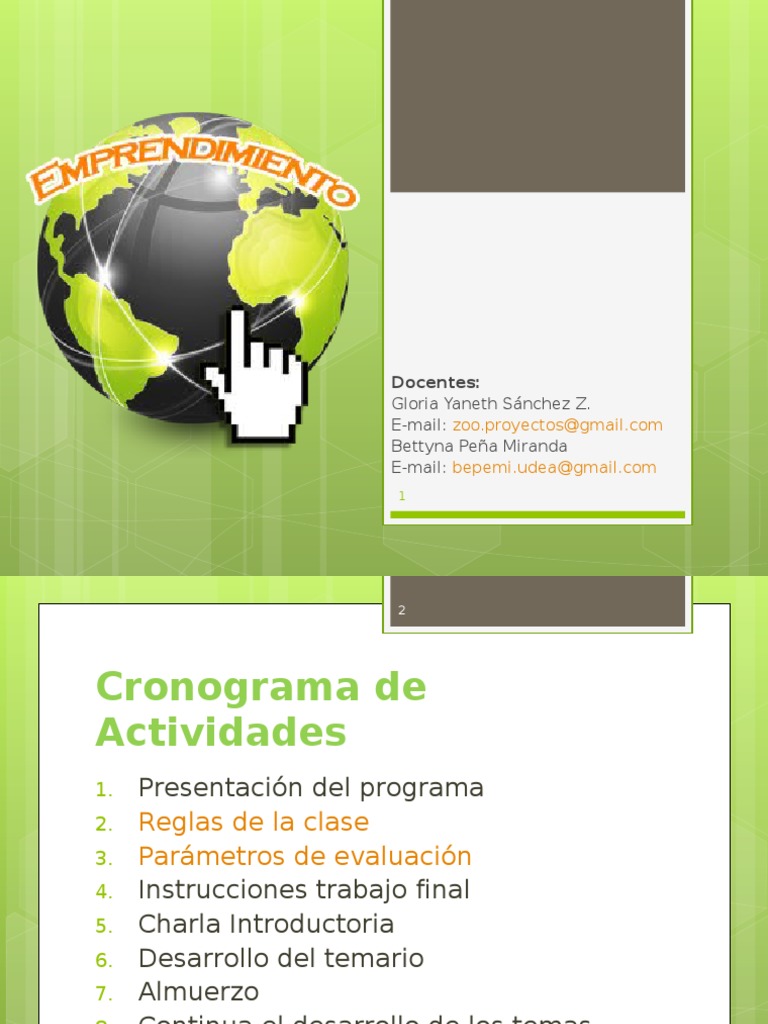 Introducción - Espíritu Emprendedor | PDF | Iniciativa empresarial | Creatividad