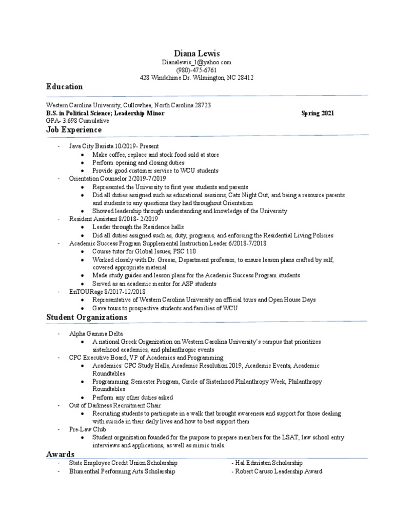 Updated Resume | PDF | Learning | Behavior Modification