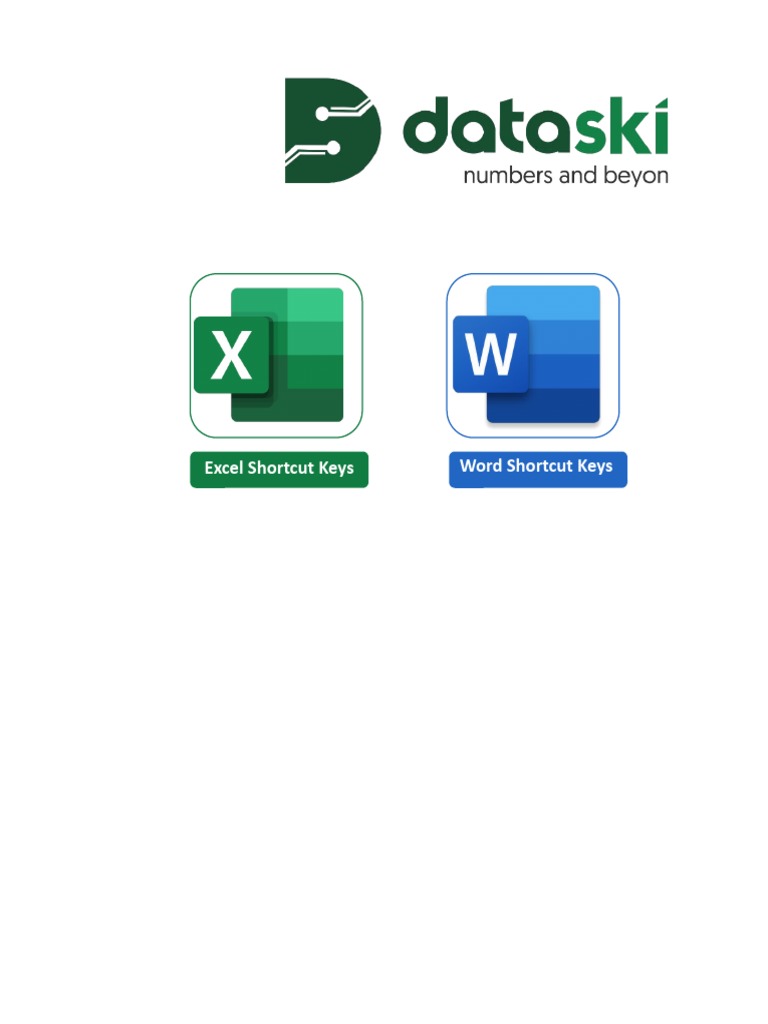 Excel, Word & PPT Shortcut Keys | PDF | Computer Keyboard | Spreadsheet