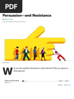 Six Sources of Influence Explained | PDF | Behavior | Motivational