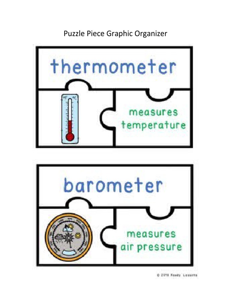 Puzzle Piece Graphic Organizer | PDF