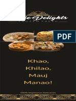TDH Menu Oct 23B | PDF | Indian Cuisine | Food And Drink Preparation
