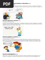 Función Informativa - Con Ejemplos | PDF | Comunicación humana ...