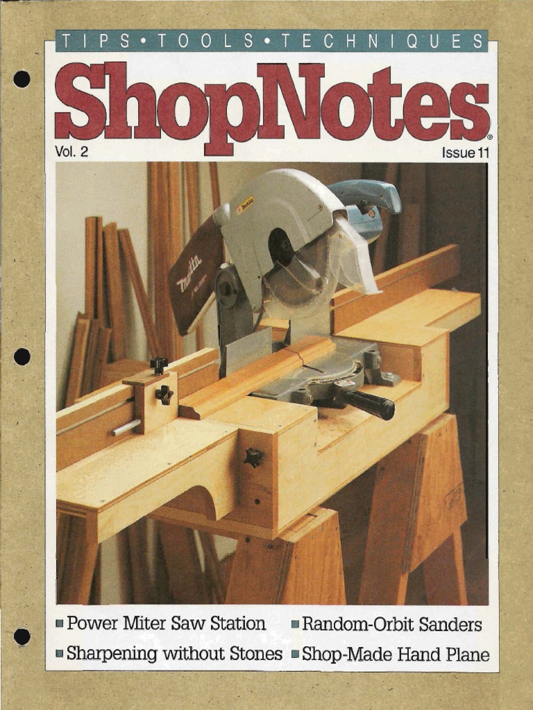 ShopNotes Issue 11 | PDF | Screw | Equipment
