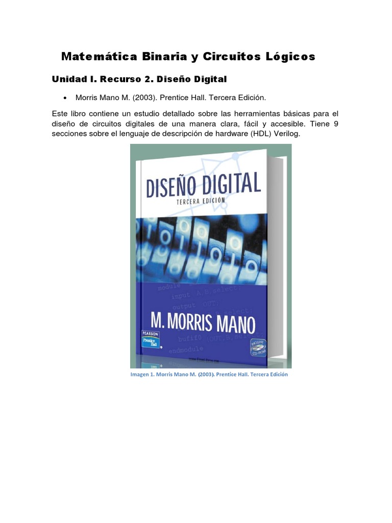 Unidad I. Recurso 1. Fundamentos de Sistemas Digitales | PDF
