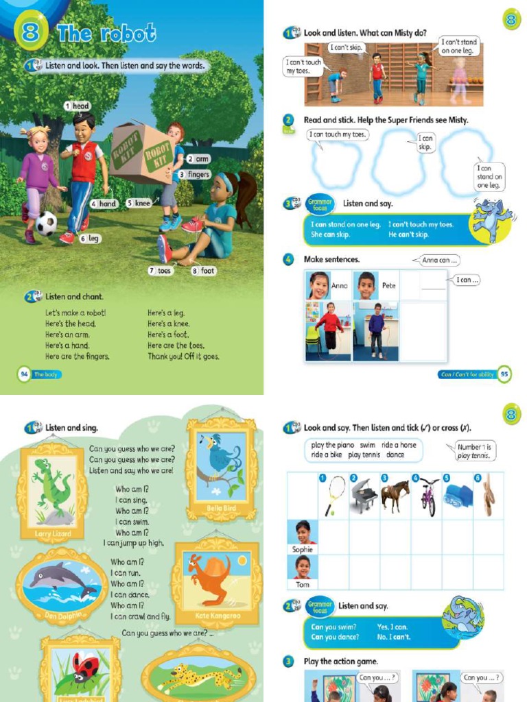 Super Minds 1 Unit 8 | PDF