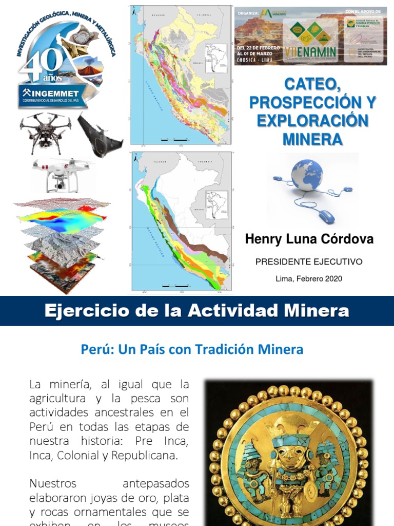 Cateo y Prospección Minera en Perú | PDF | Minería | Ciencias de la Tierra