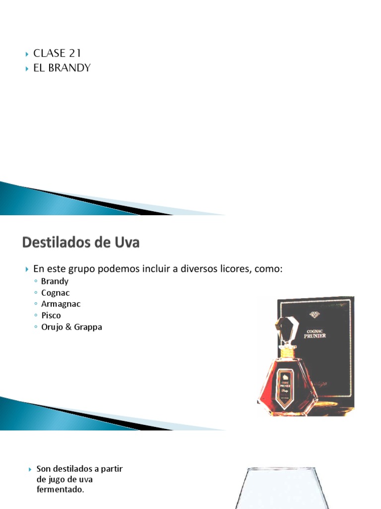 Tipos y elaboración del brandy español | PDF | brandy | Bebida
