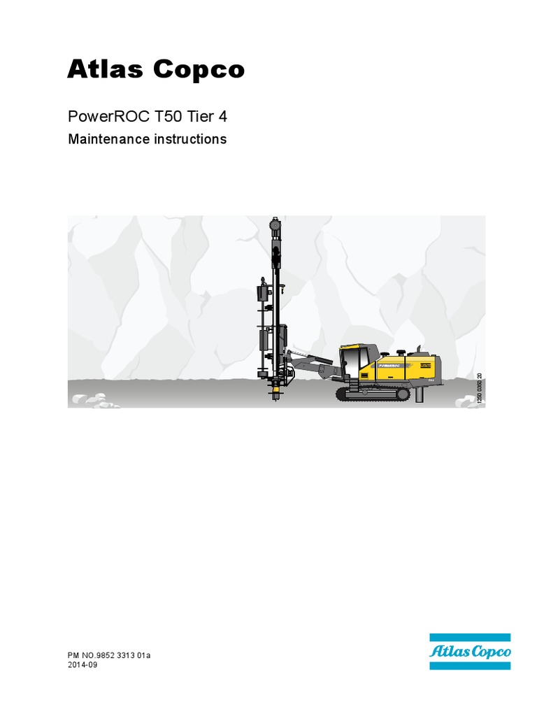 9852 3313 01a Maintenance Instructions PowerROC T50 Tier 4 PDF | PDF | Battery Charger ...