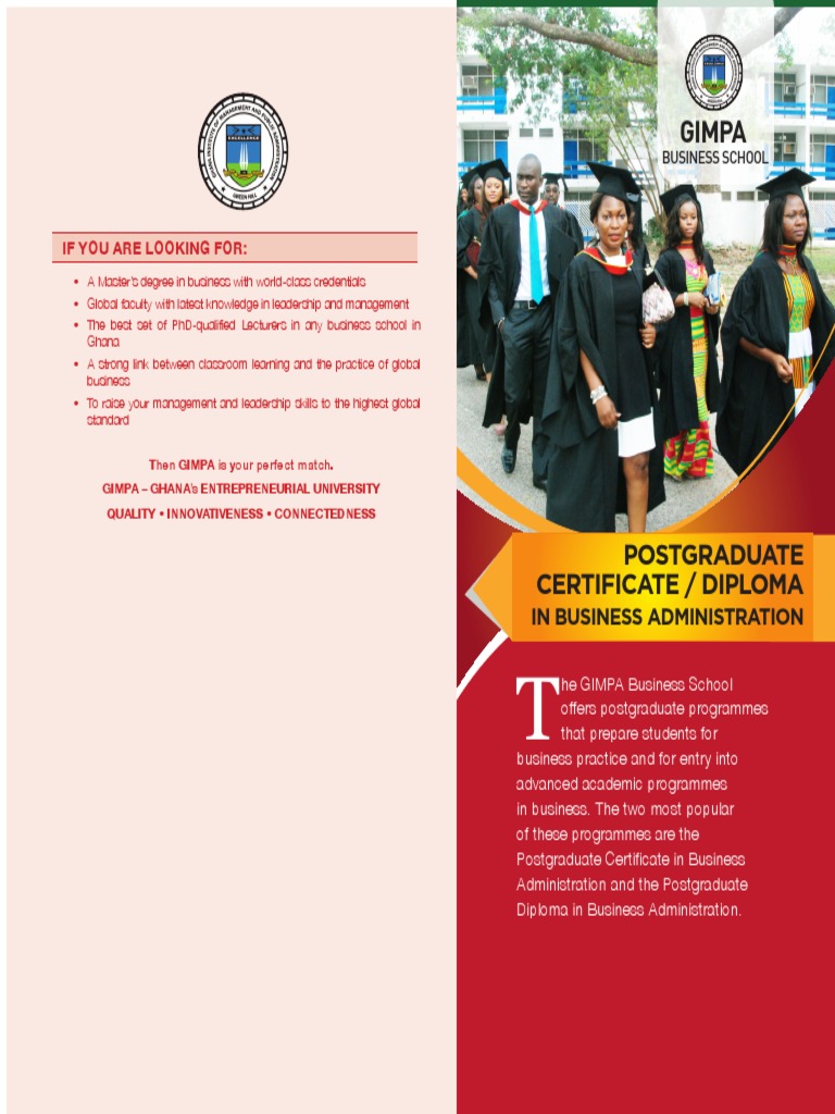 PCert - BA GIMPA PDF | PDF | Postgraduate Education | Master Of ...