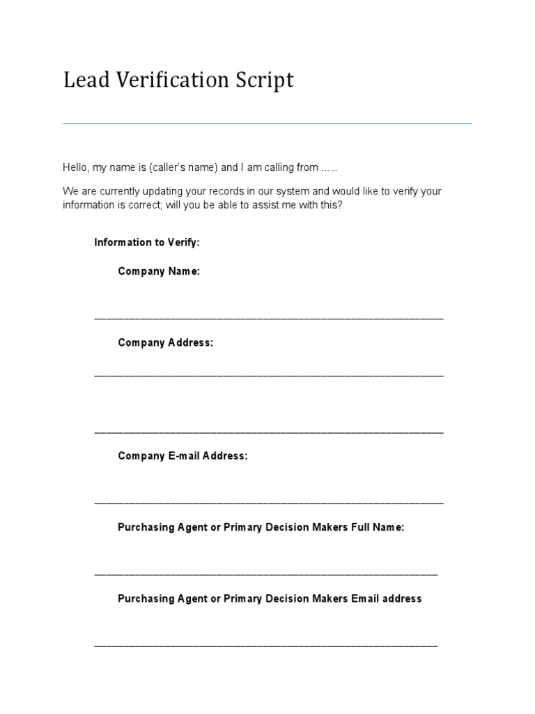 Lead Verification Script | PDF | Areas Of Computer Science | Computing