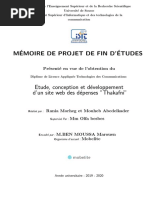 Modèle de Rapport PFE Word | PDF | Informatique et technologies de l ...
