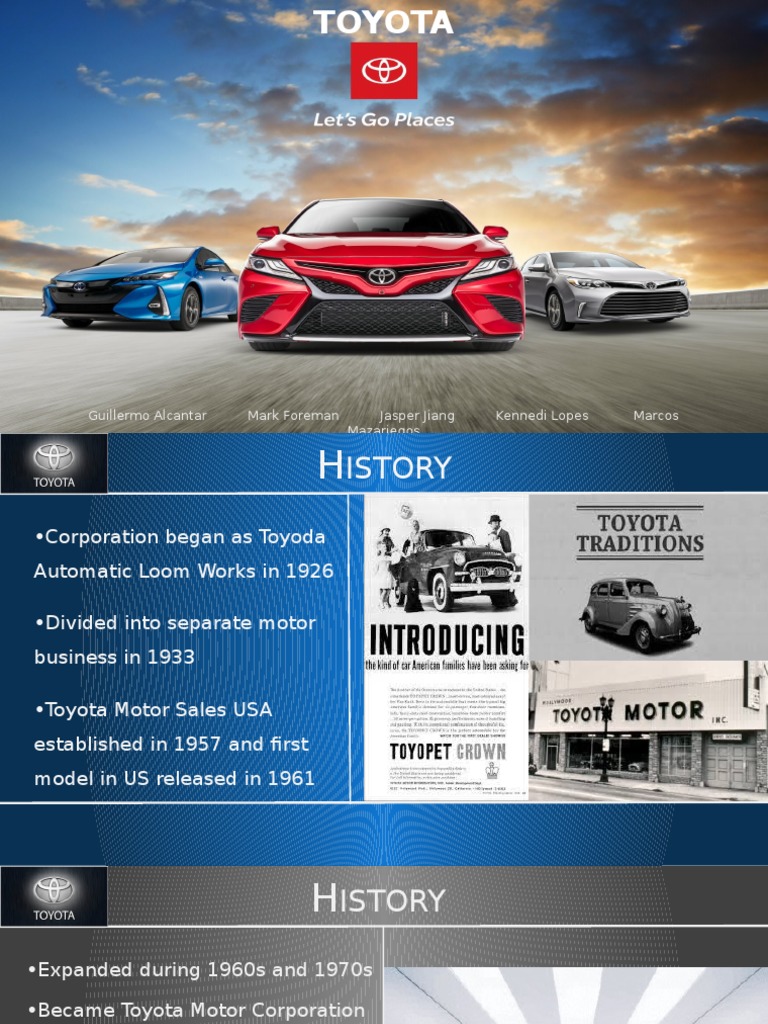 Toyota Presentation 2 | PDF | Toyota | Hybrid Electric Vehicle