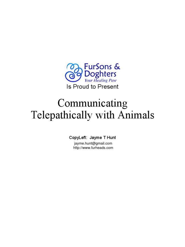 Animal Communication | PDF | Imagination | Mind
