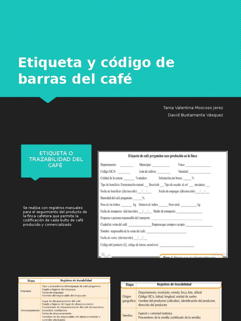 Etiqueta y Código de Barras Del Café | PDF
