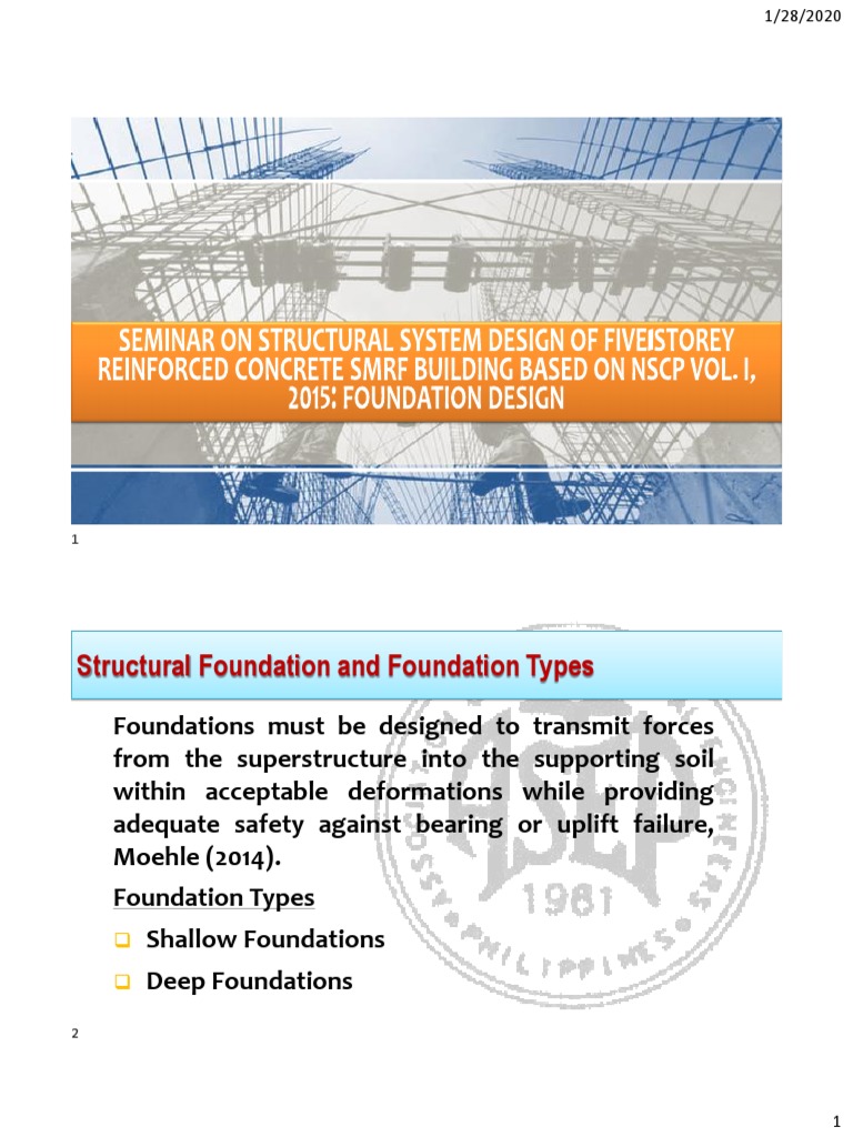 Design of Foundation | PDF | Bending | Deep Foundation