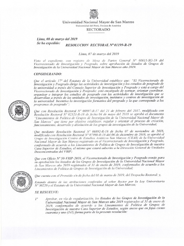 Grupos de Investigacion PDF | PDF