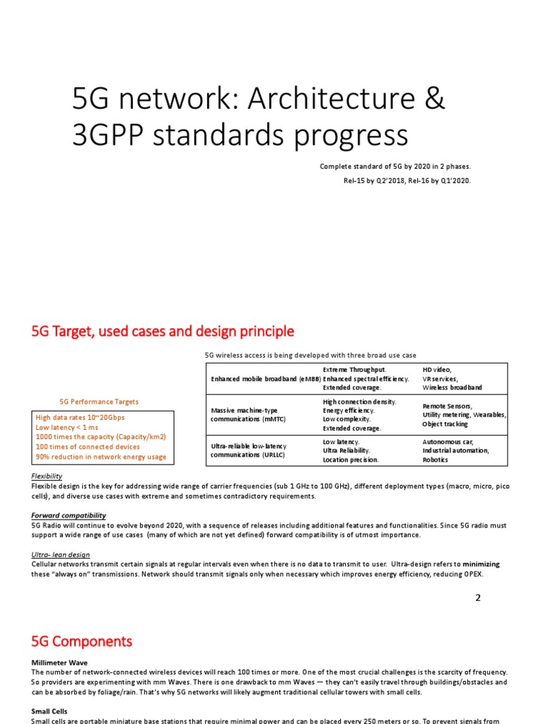 5G Network Arcitucure Deployment From 4G To LTE PDF | PDF | 4 G ...