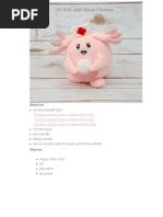 Metapod Amigurumi Pattern 1-1 | PDF | Crochet | Yarn