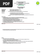 NCM 112 Course Syllabus | PDF | Nursing | Evidence Based Medicine