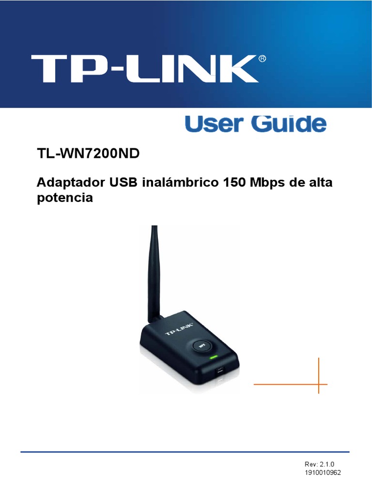 TL-WN7200ND Guia Usuario Español | PDF | Ieee 802.11 | Punto de acceso ...