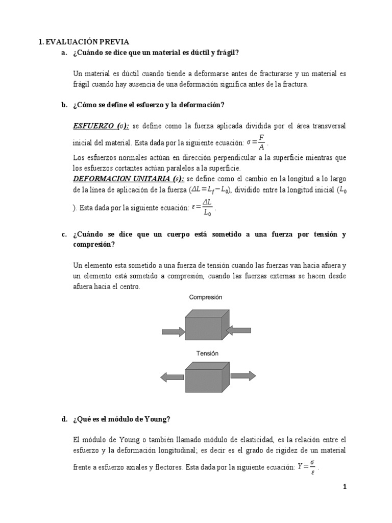 Modulo de Elasticidad | PDF | El módulo de Young | Elasticidad (Física)