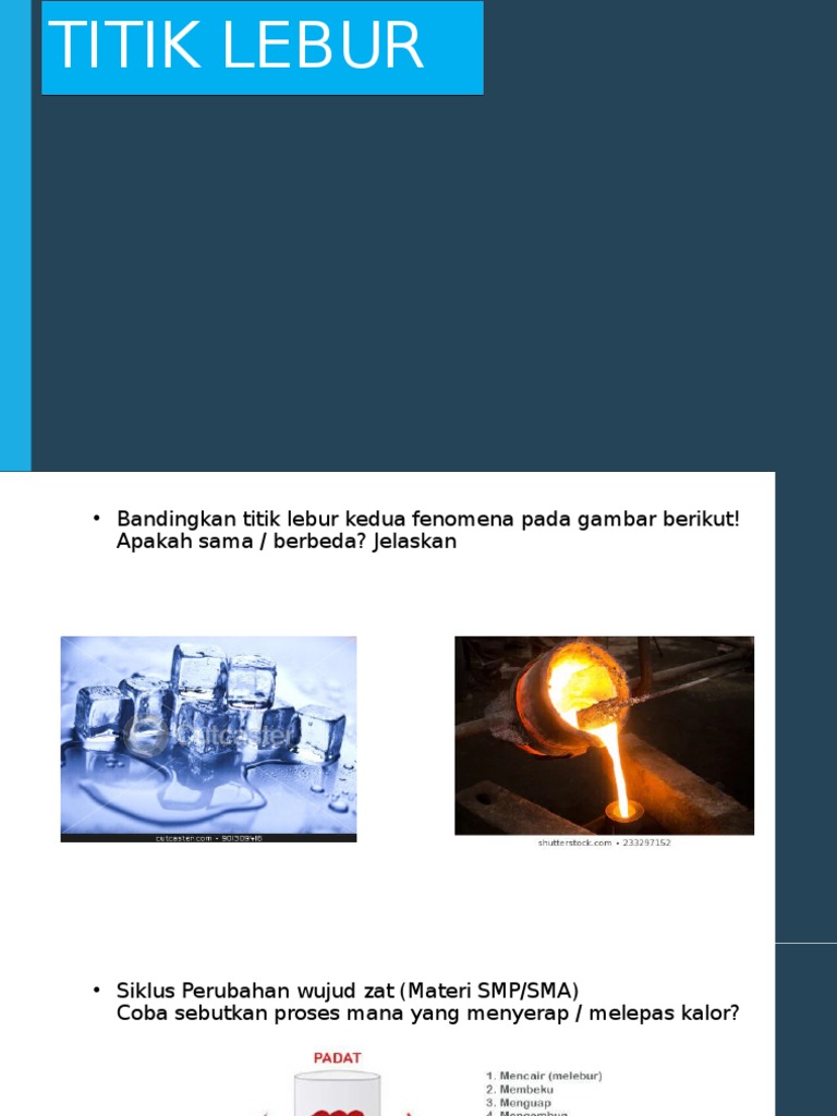 Titik Lebur | PDF