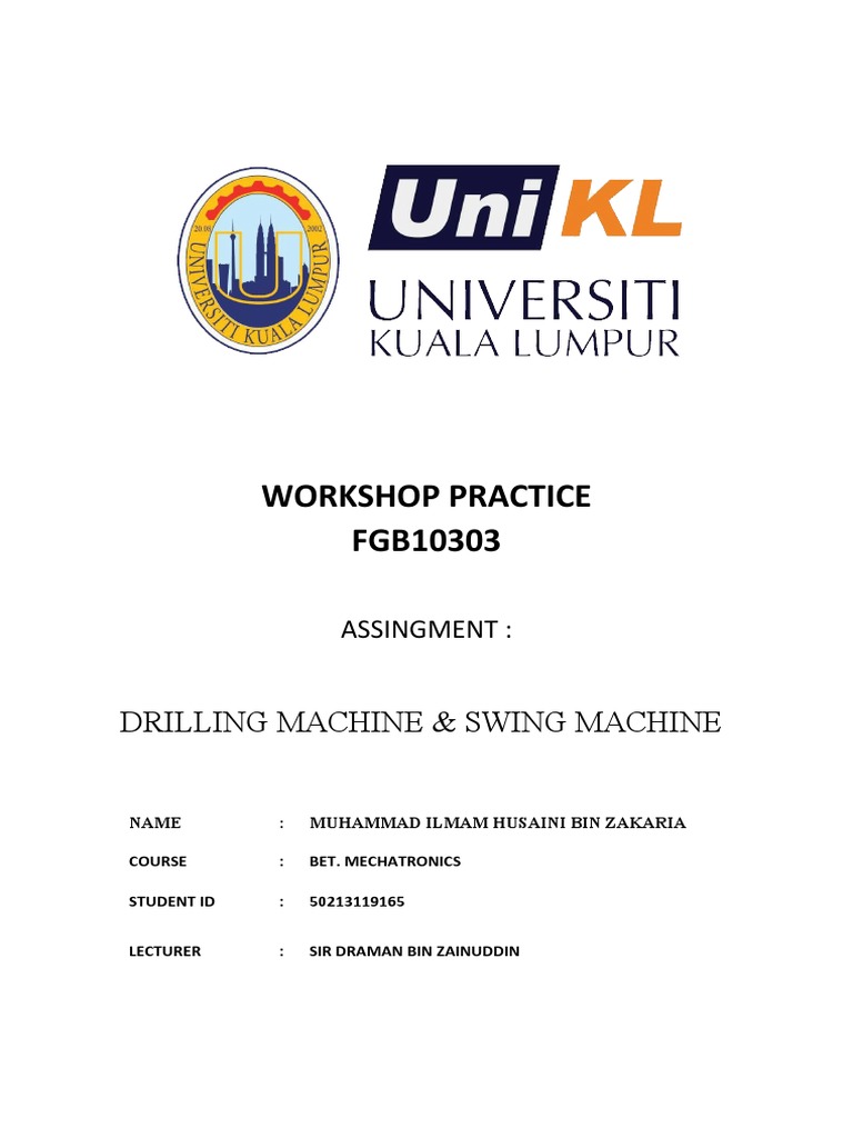Introduction Drilling Machine Safety | PDF | Drilling | Drill