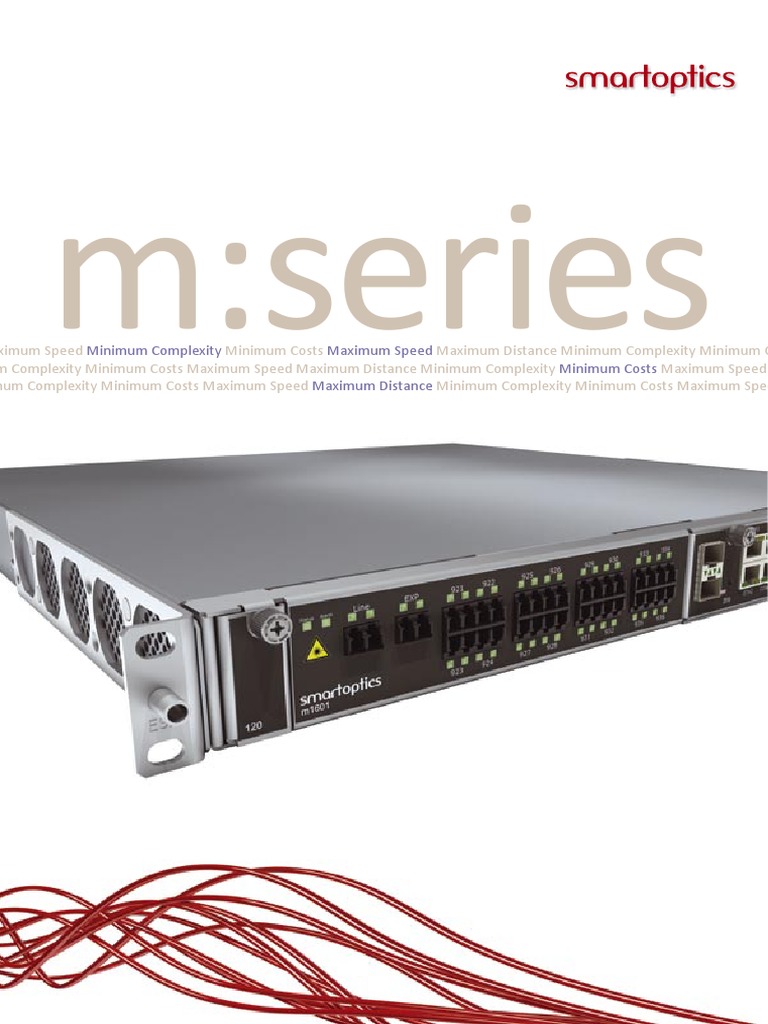 DWDM Smartoptics MSeries | PDF | Wavelength Division Multiplexing ...