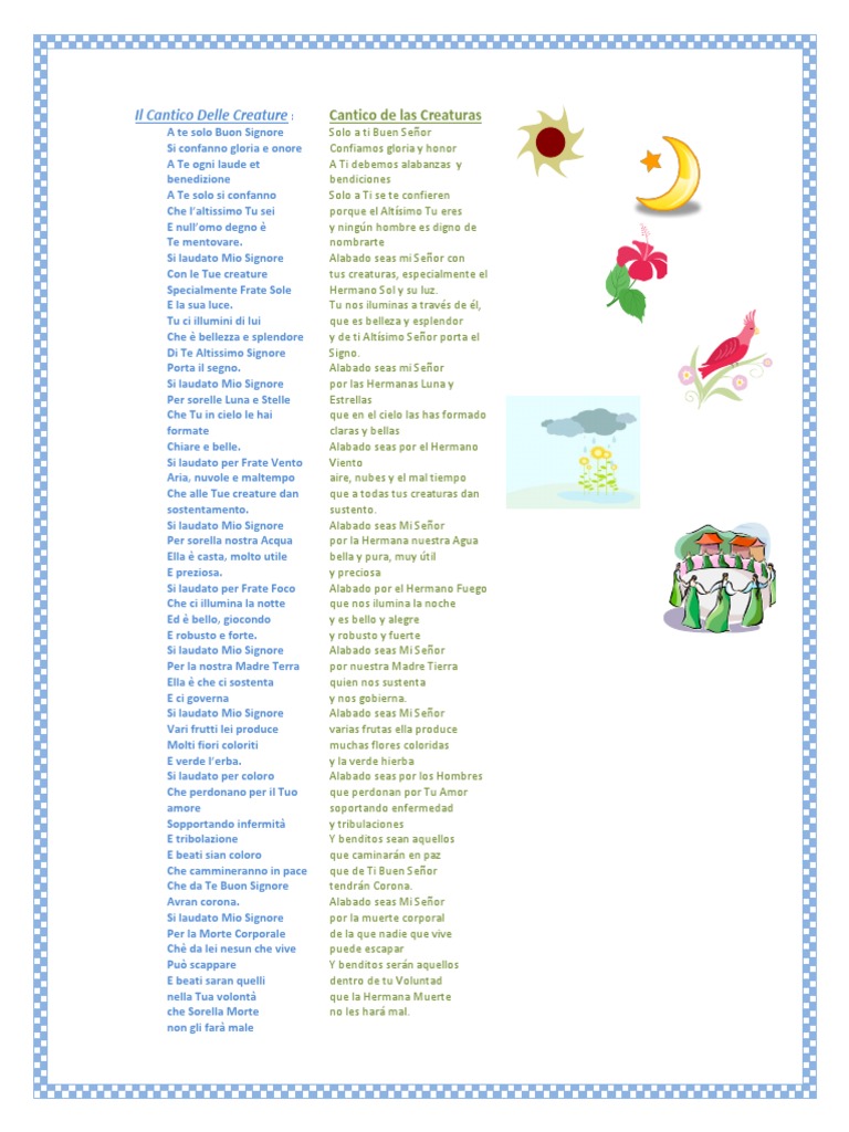 Cantico Delle Creature | PDF