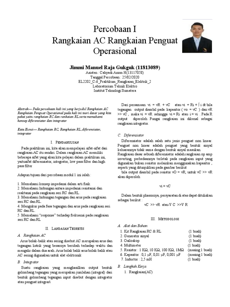 01 C-6 EL2202 Jimmi Manuel Raja Gukguk 118130089 | PDF