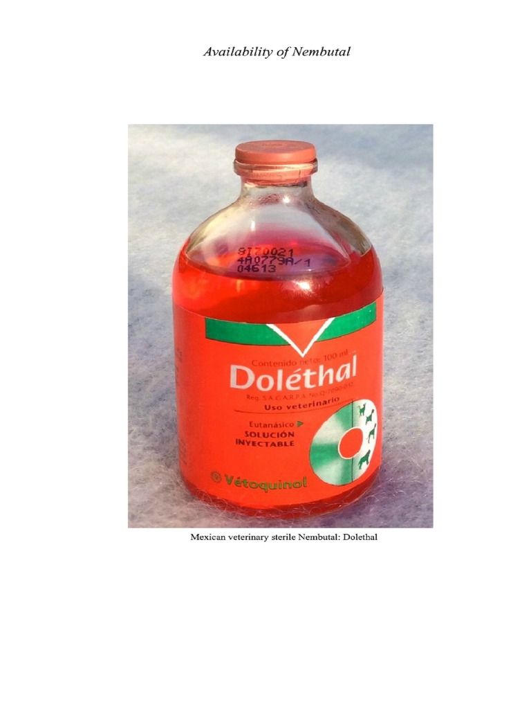 18 - Availability of Nembutal-11-20 | PDF | Crime Thriller