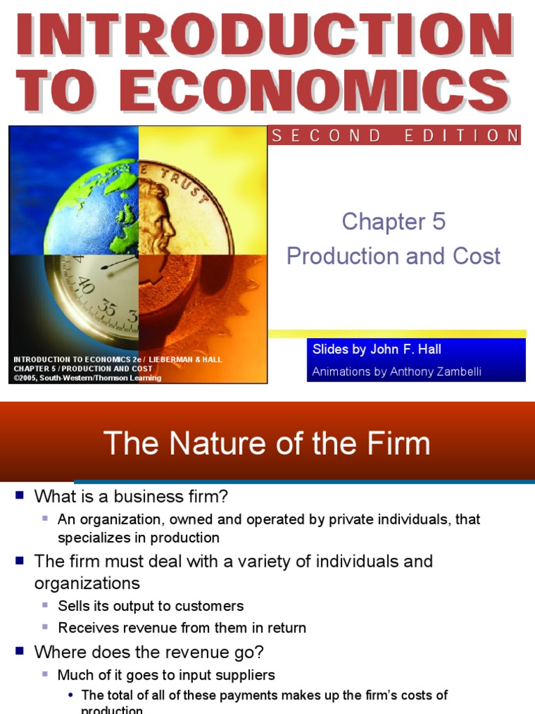 Chapter 05 - Production and Cost | PDF | Average Cost | Marginal Cost
